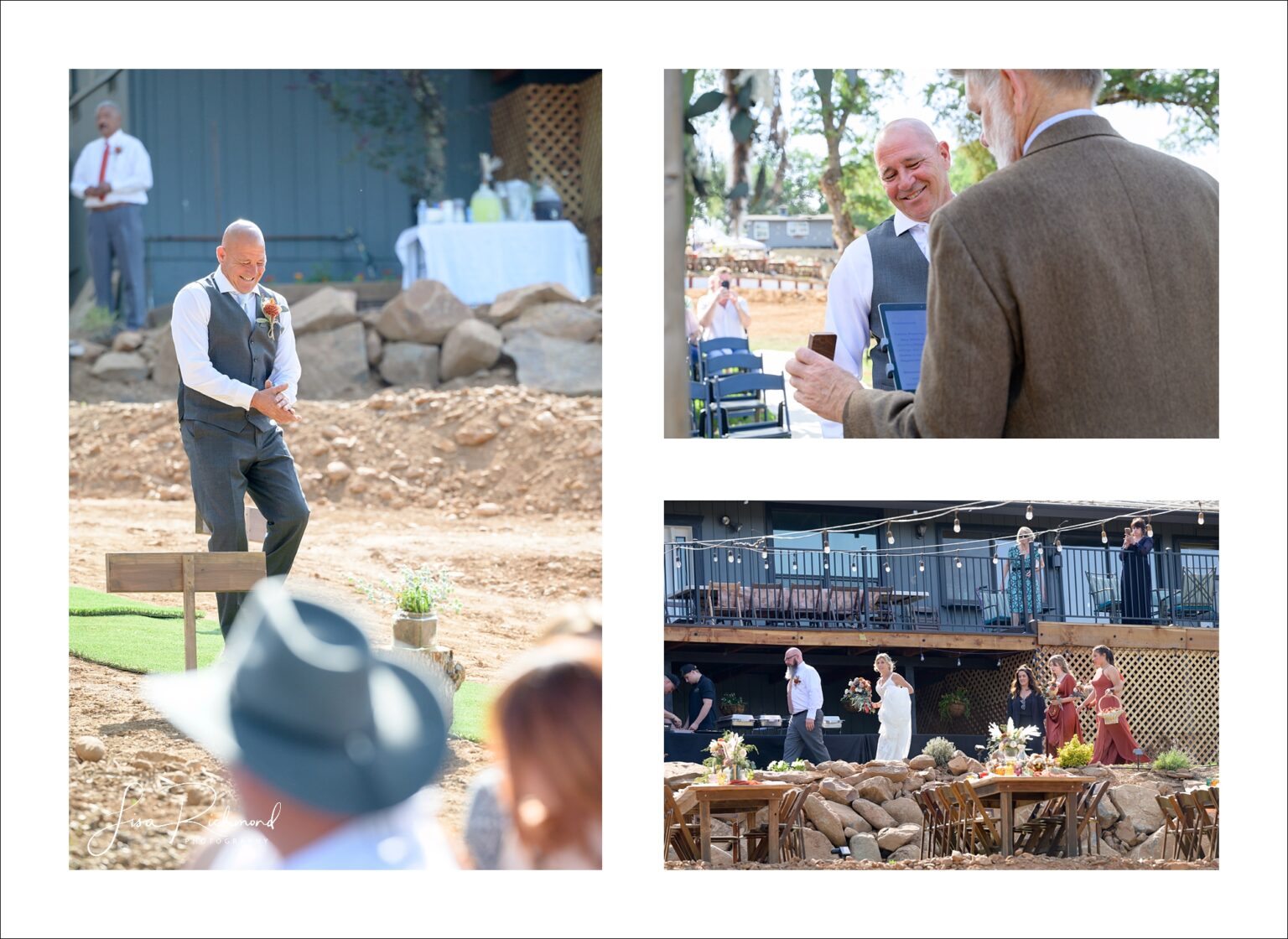 Donna and Robert Married in the backyard · Lisa Richmond Photography Blog